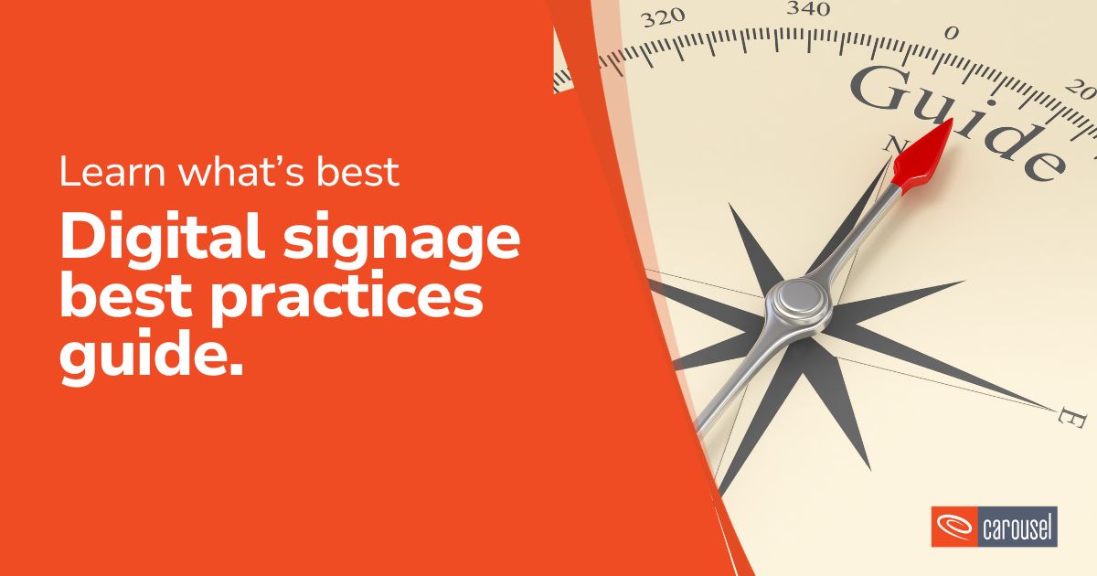 Digital Signage Best Practices | Digital Signage